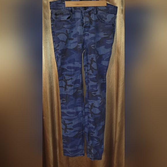 RUDE | Jeans | Rude Mens Camo Skinny Jeans Sz 34 | Poshmark